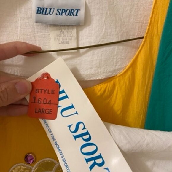 Bilu Sport | Tops | Vintage Bilu Sport New Orleans Fleur De Lis Top ...
